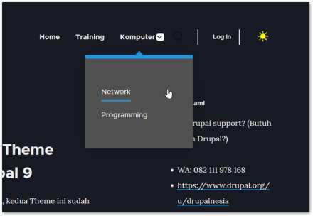 Dark Mode Button | Drupal.org